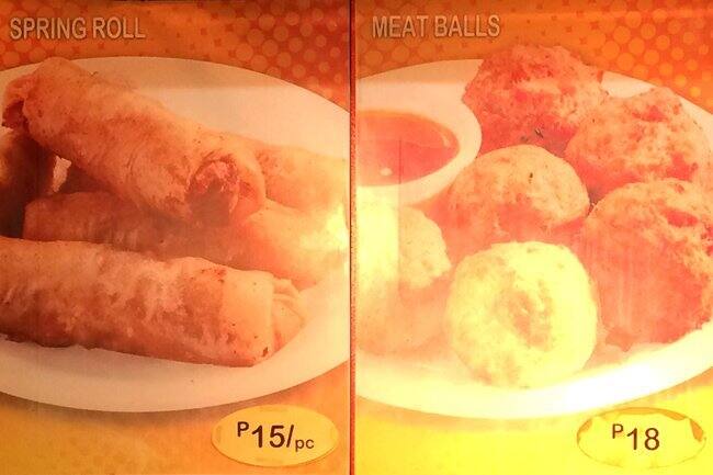 Menu at Happy Wok restaurant, Cebu City, Pacific Mall