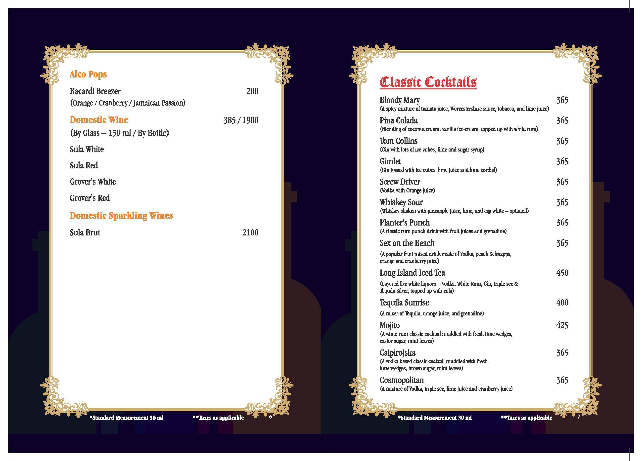 Parika Multicuisine & Coastal Fine Dine Menu - Zomato