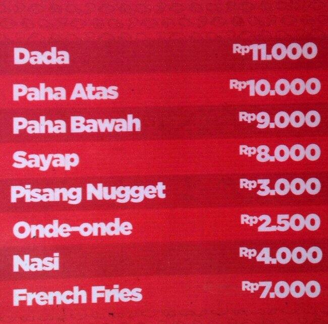 Hisana Fried Chicken Menu, Menu for Hisana Fried Chicken, Meruya ...