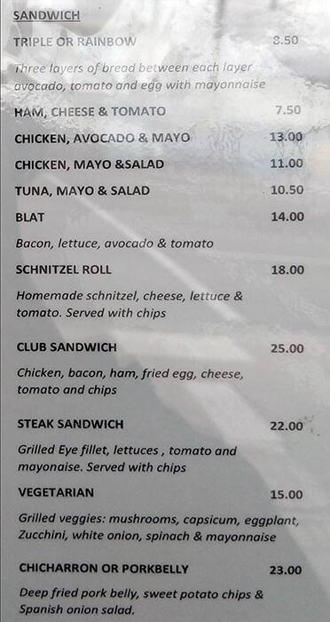 Menu at Inti Gourmet Fine Peruvian Food restaurant, Chelsea, 414 Nepean Hwy