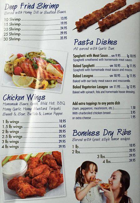 Menu at Triple 8 Pizza Northwest Regina restaurant, Regina, Stockton St