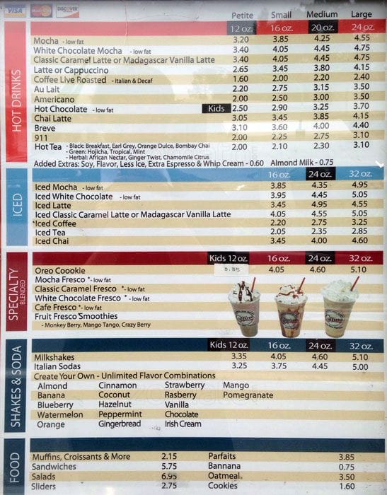 The Coffee Curb Menu, Menu for The Coffee Curb, Vallejo, Vallejo ...