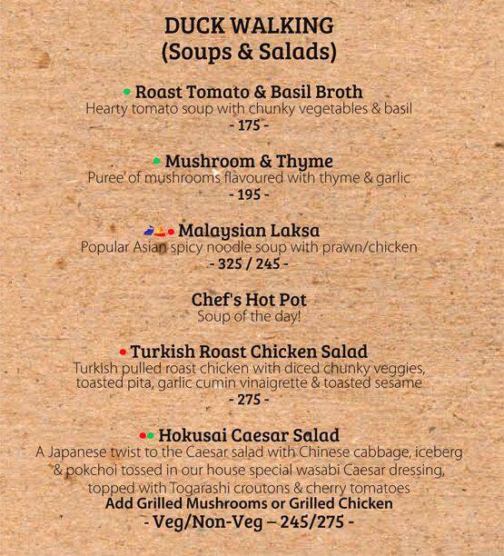 Menu at Cafe Torque, New Delhi, 4