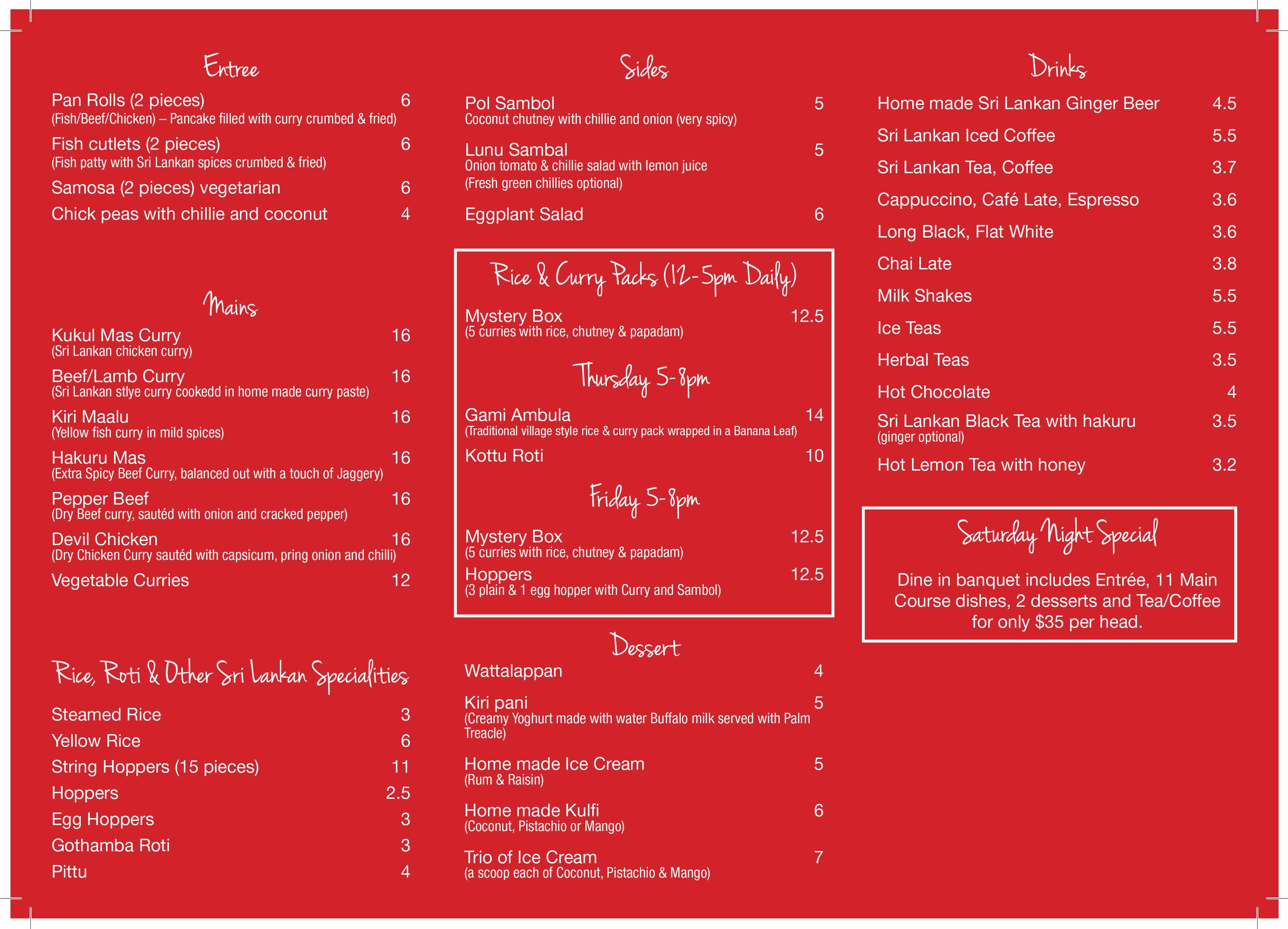 Candy 'n Spice Menu, Menu for Candy 'n Spice, Surrey Hills, Melbourne ...