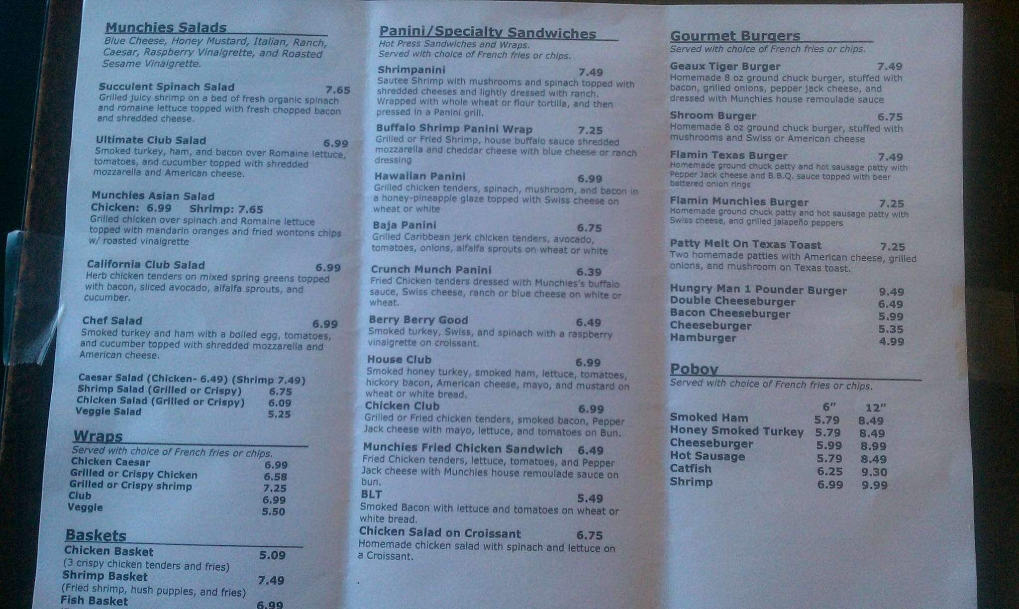 Burger Mania Menu, Menu for Burger Mania, Sherwood/Coursey, Baton Rouge ...