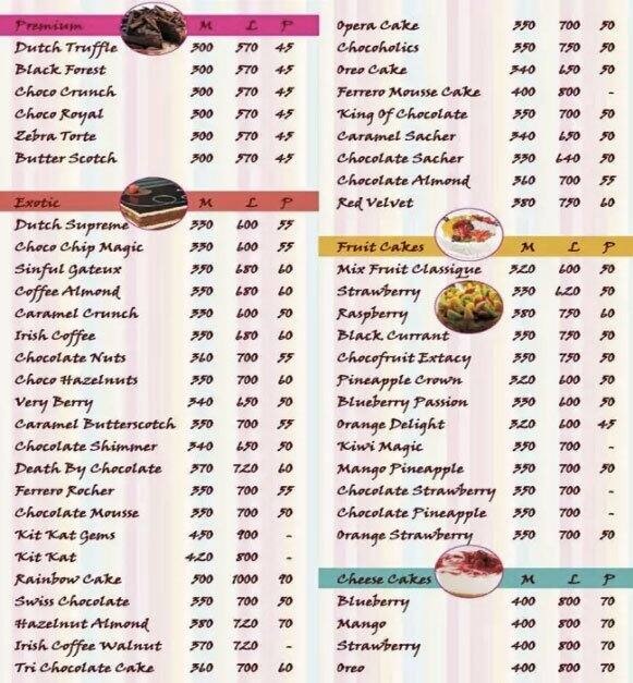 Death by Chocolate Menu, Menu for Death by Chocolate, Powai, Mumbai ...