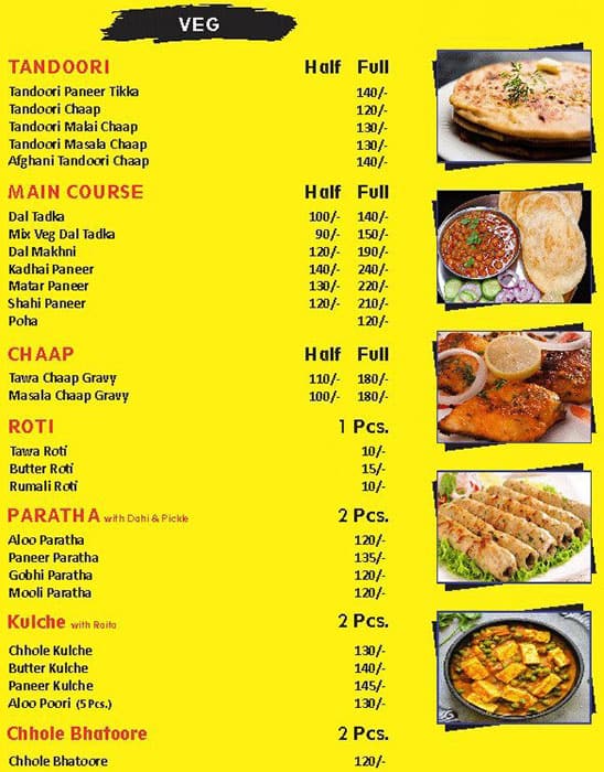 Menu of Delhi Kitchen, Sector 135, Noida