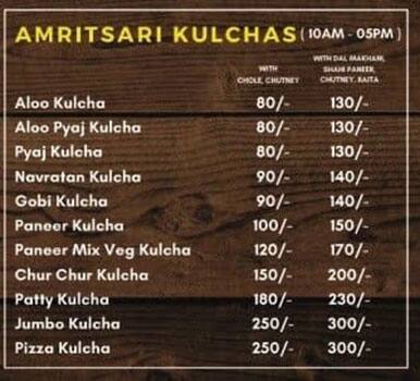 Menu of Sada Punjab, Sector 65, Gurgaon