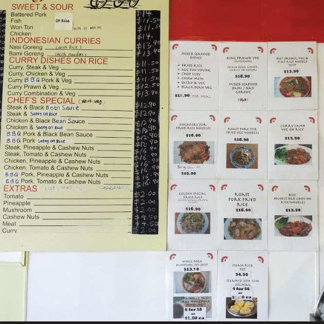 Menu at T & G Takeaways, Otaki