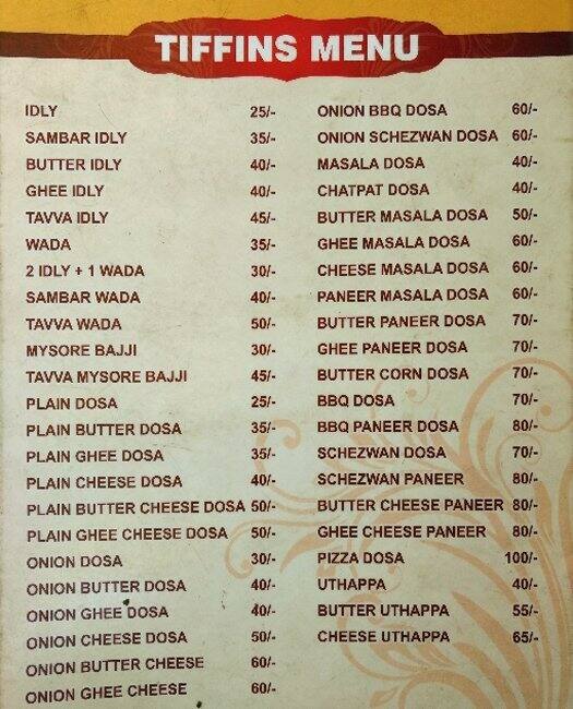 Temptations Menu, Menu for Temptations, Kompally, Hyderabad - Zomato