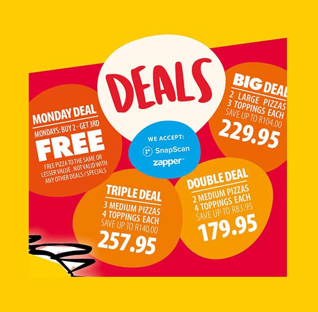 Menu at Butler's Pizza, Cape Town, Table View