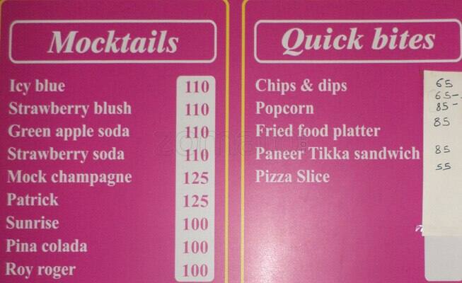 Menu at Indulgence, Chandigarh, SCO 497 & 498, 1st Floor, Sector 35C ...