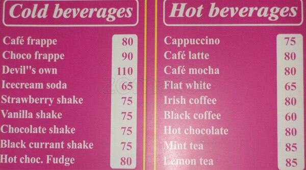 Menu at Indulgence, Chandigarh, SCO 497 & 498, 1st Floor, Sector 35C ...