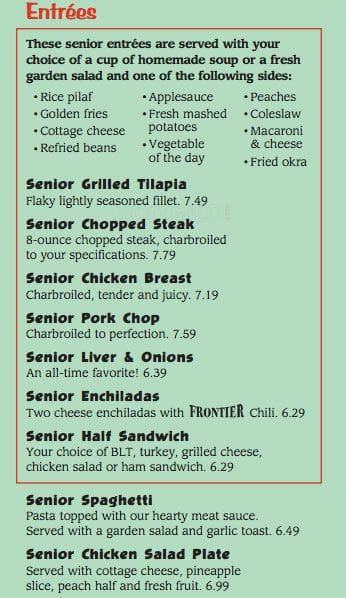 Menu at Jim's Restaurant, San Antonio, 302 TX-1604 Loop