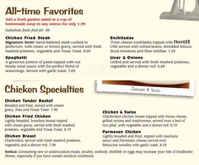 Menu at Jim's Restaurant, San Antonio, 302 TX-1604 Loop