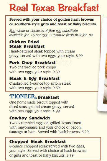 Menu at Jim's Restaurant, San Antonio, 302 TX-1604 Loop