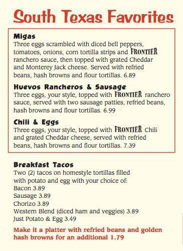Menu at Jim's Restaurant, San Antonio, 302 TX-1604 Loop
