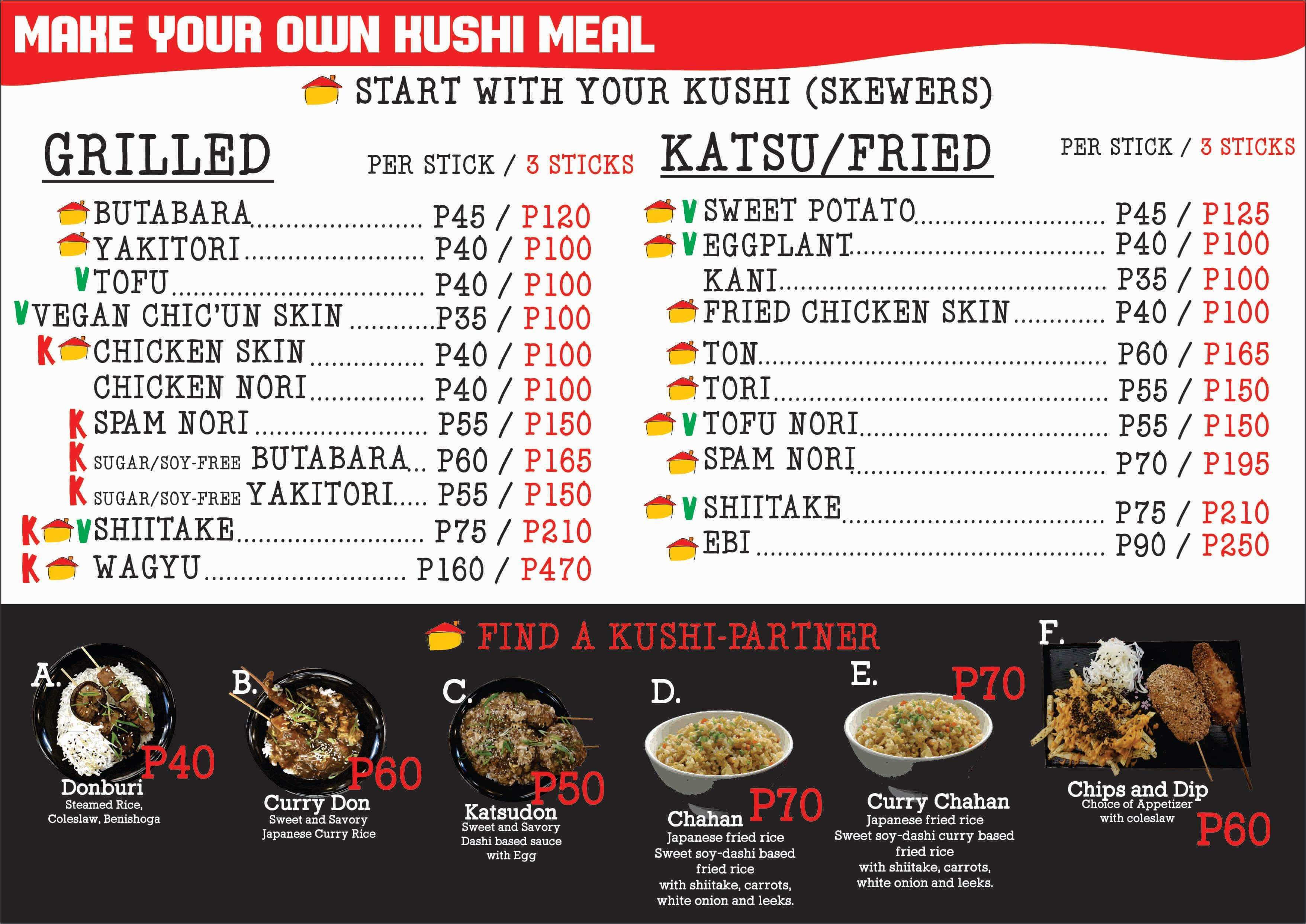 Menu at Katsu House Japanese Fusion Restaurant, Antipolo