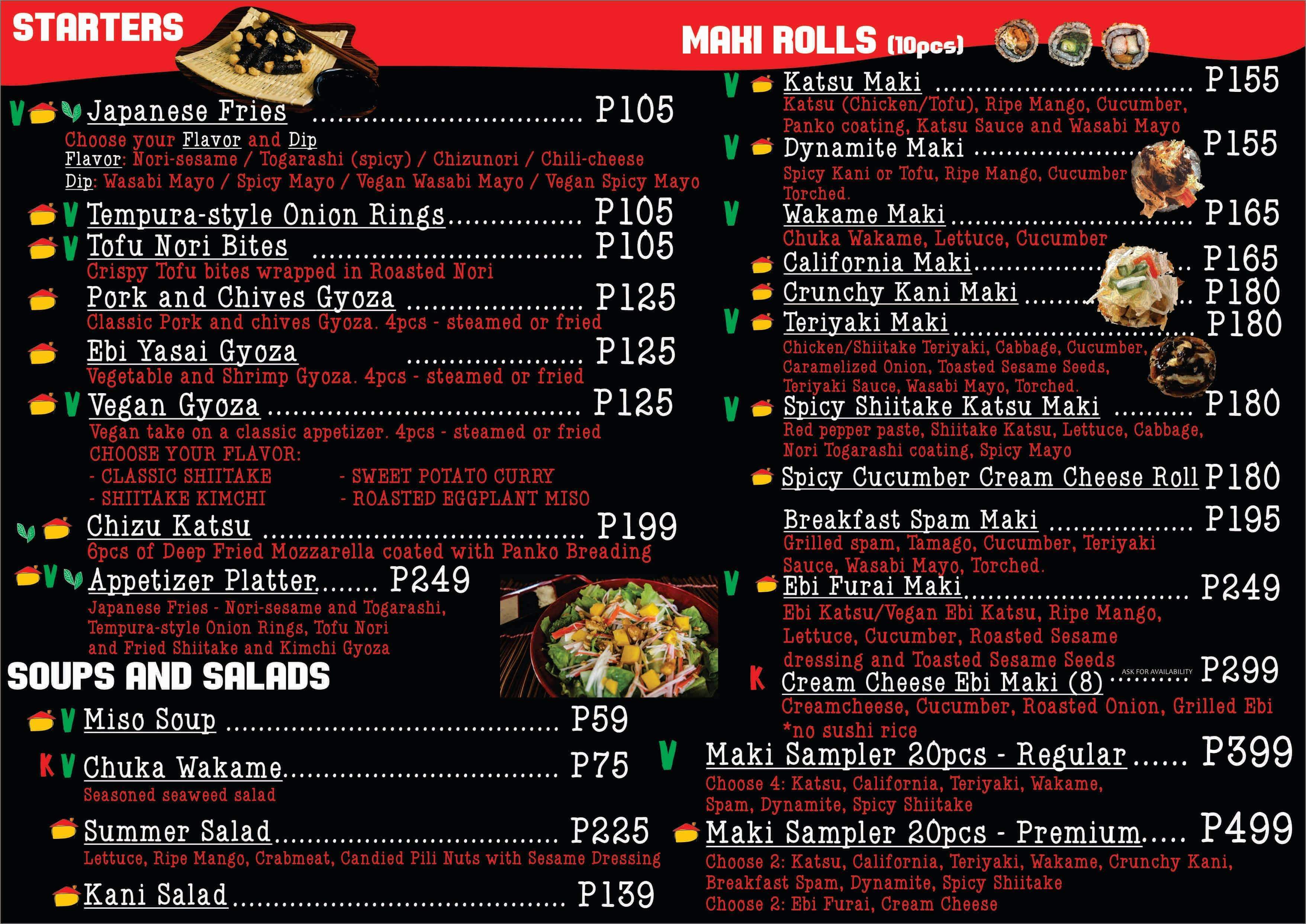 Menu at Katsu House Japanese Fusion Restaurant, Antipolo