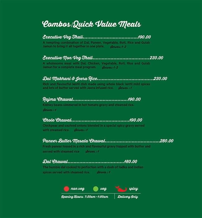 Menu at Cafe Ishq Malang, Gurugram