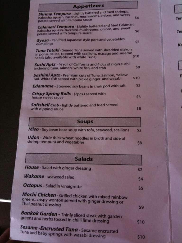 Cafe Mochi Menu, Menu for Cafe Mochi, South Grand, St. Louis ...