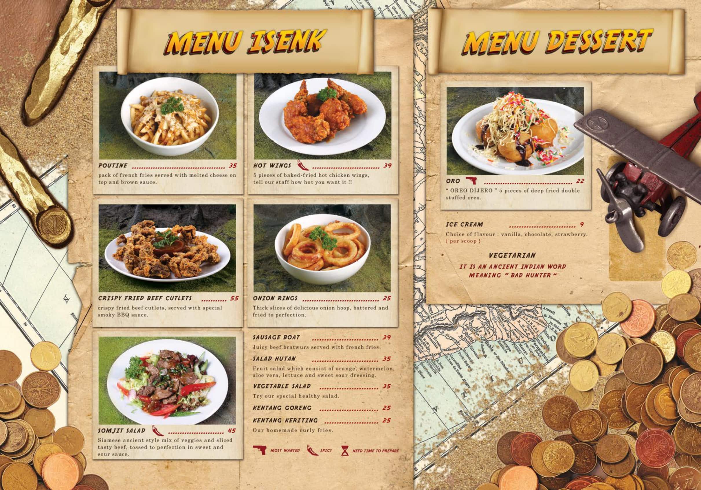 Menu at Karnivor restaurant, Bekasi Regency