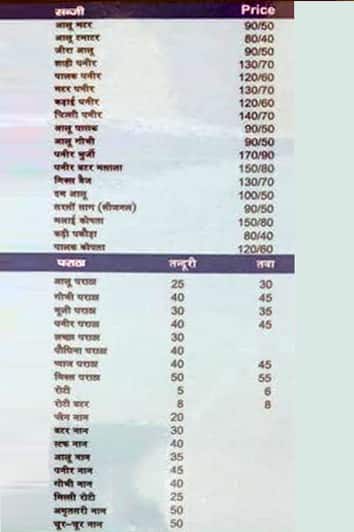 Menu of Aggarwal Sweets & Restaurant, Sector 31, Gurgaon