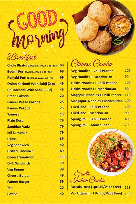Menu of Hariram Sweets, Palam, New Delhi
