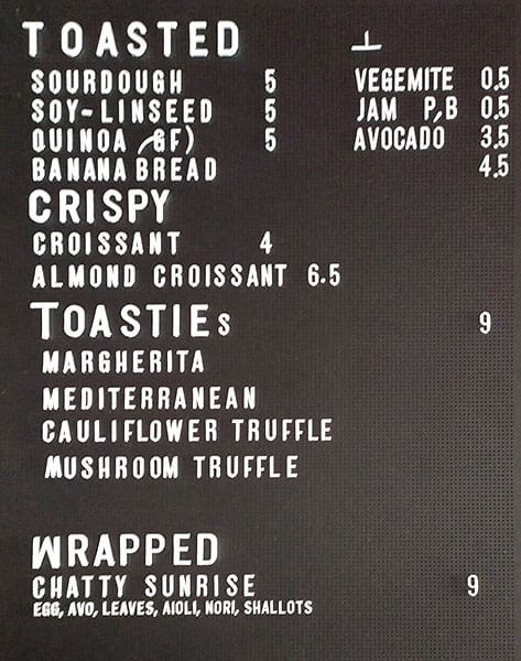 Menu at The Steam Engine pub & bar, Chatswood