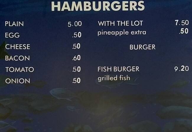 Menu at Fins & Fries fast food, Narre Warren