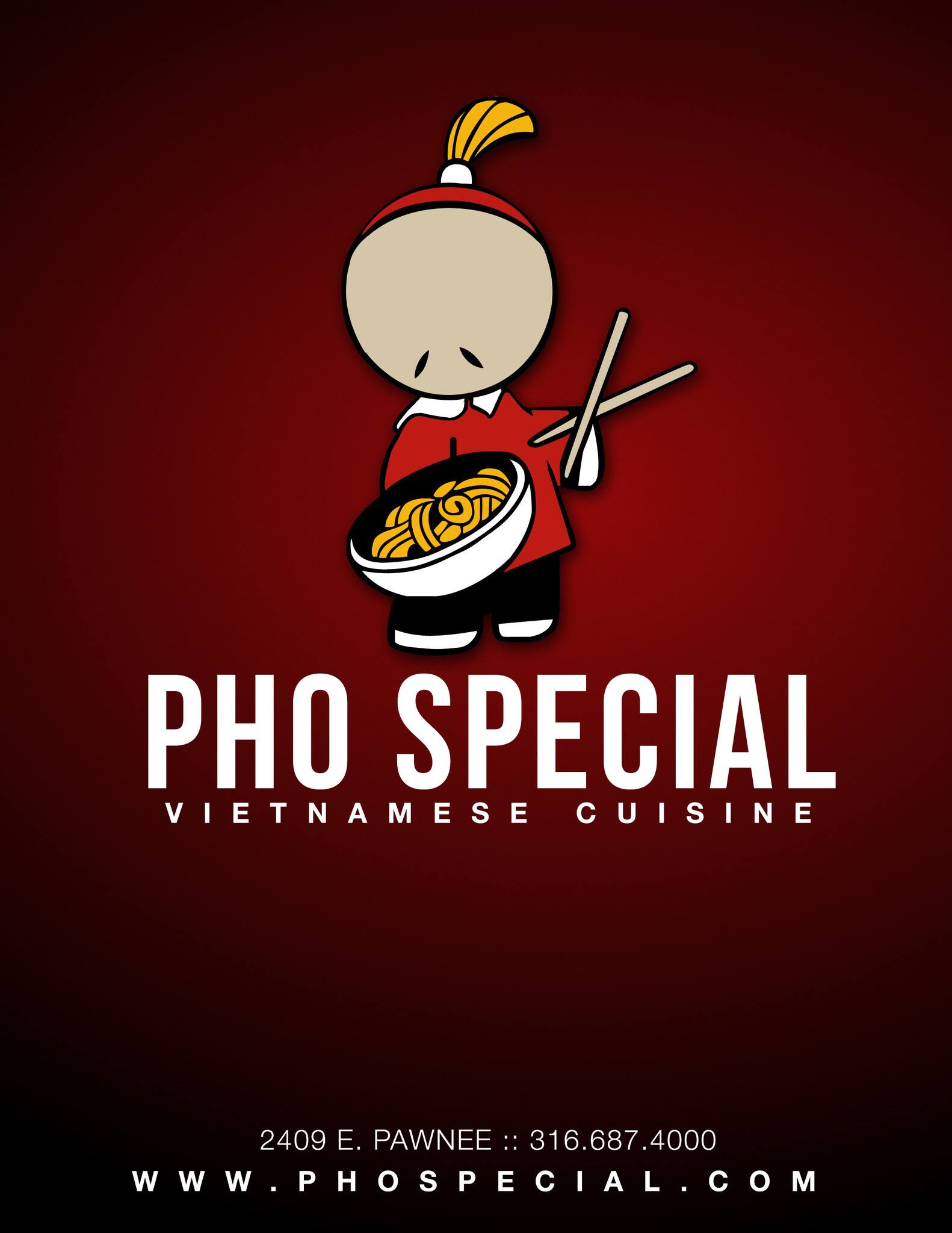Menu at Pho Special pub & bar, Wichita
