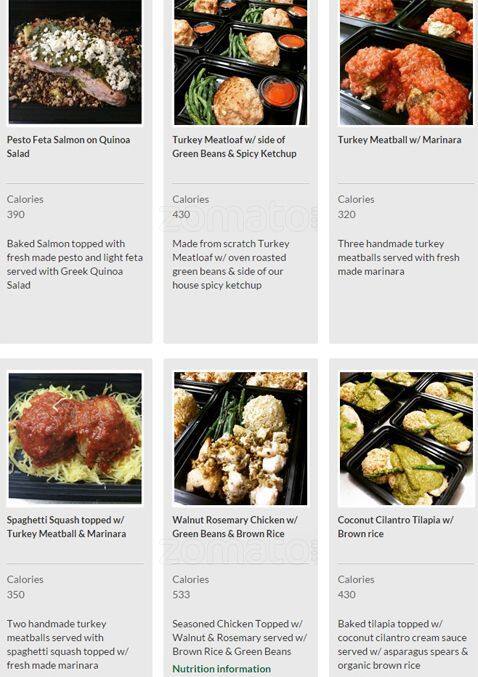 Menu at Fresh and Fit Meals restaurant, National City, Highland Ave