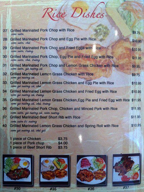 Menu at Pho Triple 8 restaurant, Surrey