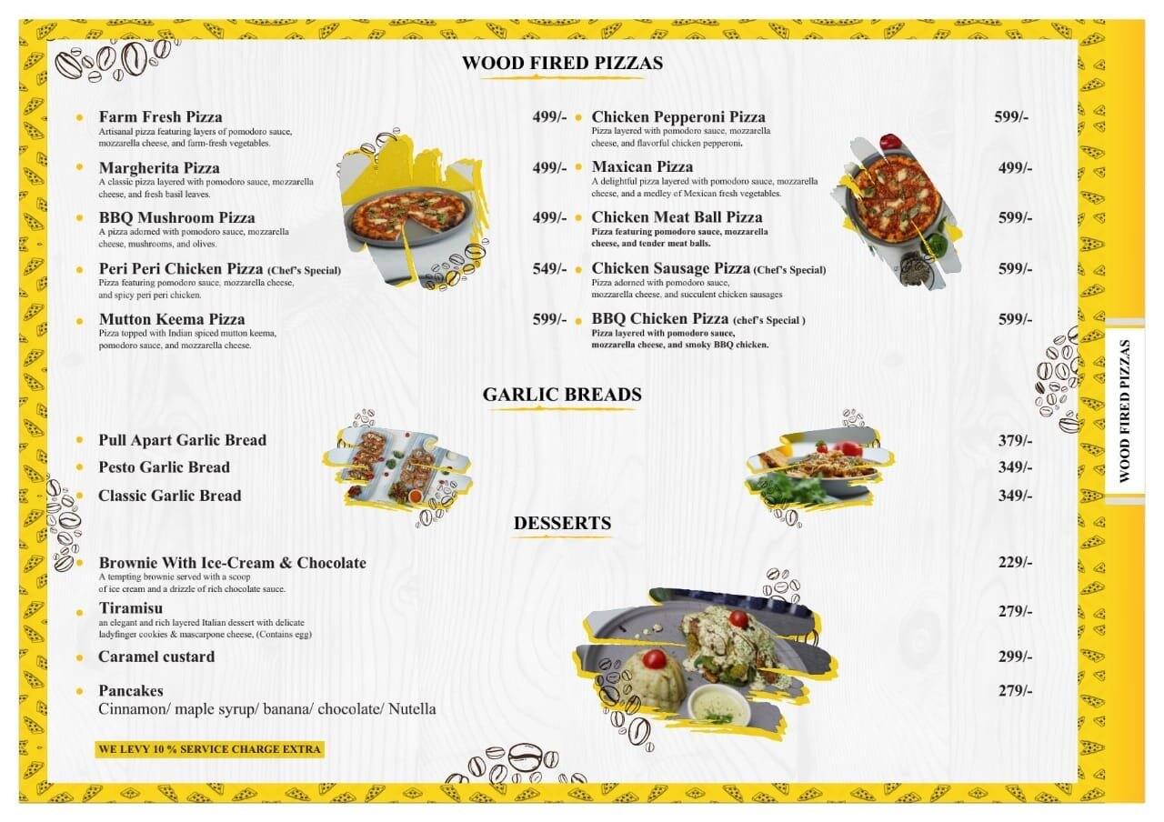 Menu of A-Thosc, Chaukhandi, Noida