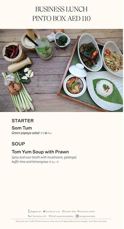 Menu of Benjarong Restaurant And Lounge - Dusit Thani, Al Nahyan, Abu Dhabi
