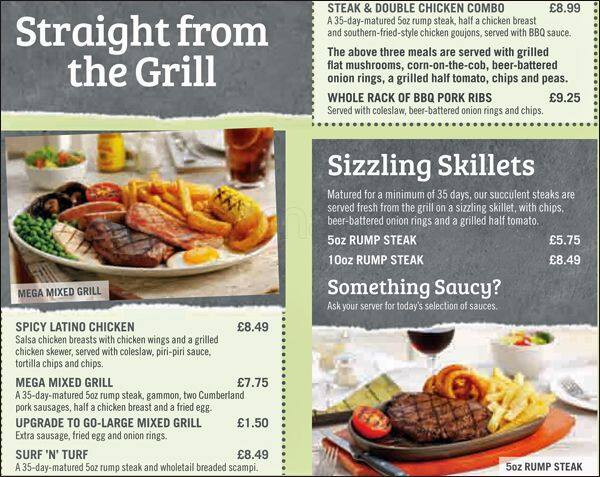 Menu at The Old Smiddy pub & bar, Glasgow, 131 Old Castle Rd