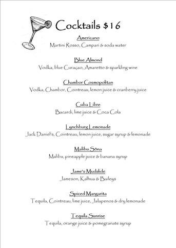 Menu at Poivre et Sel restaurant, Napier