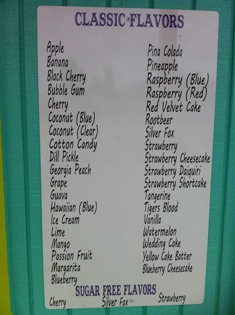 Menu at The Brain Freeze restaurant, Philadelphia, Rd 375