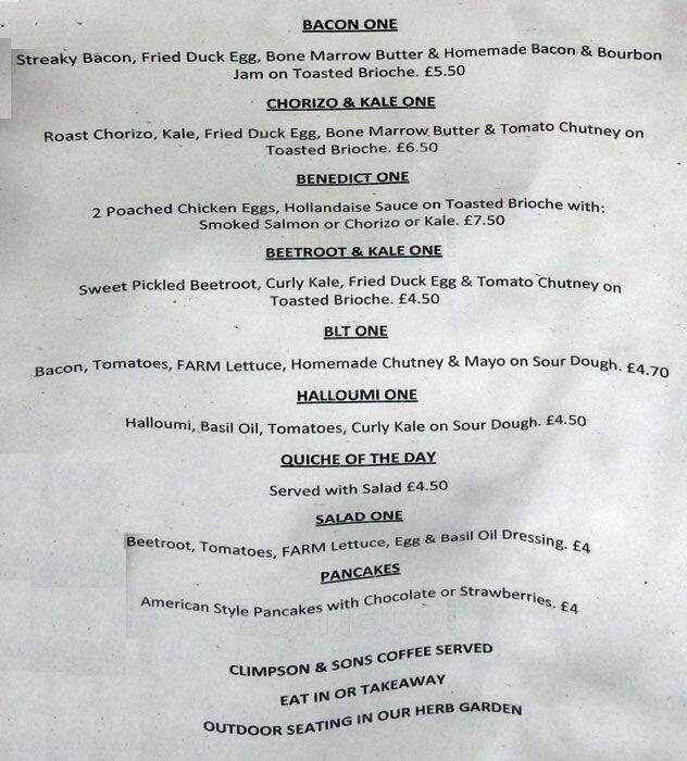 Farm Shop Menu, Menu for Farm Shop, Dalston, London - Zomato UK