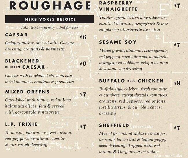 Menu at Homeslice pub & bar, Chicago