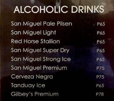 Menu at Lantaw Floating Native Restaurant - Cordova, Cordova