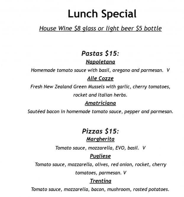 Covo Menu, Menu for Covo, Fort Street, Auckland - Menumania/Zomato