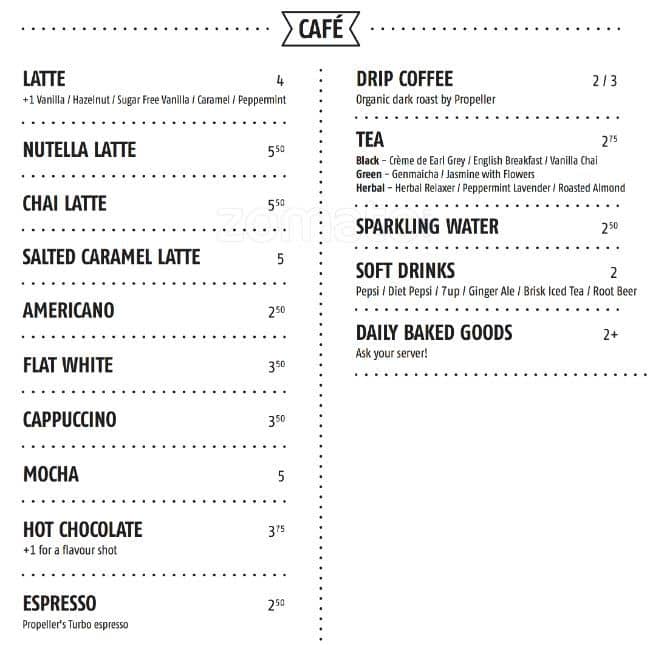 Menu at Snakes & Lattes College pub & bar, Toronto, 489 College St