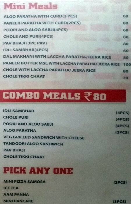 Menu at The Flip Side, Indore, 170,Anoop Nagar, Near LIG Square