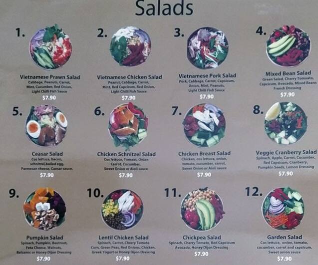 Menu at Good Taste SANDWICH cafe, Moorabbin