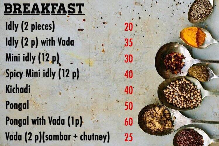 Homemade Food Menu, Menu for Homemade Food, Indiranagar, Bangalore - Zomato