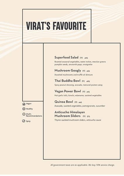 One8 Commune Menü, One8 Commune, Aerocity, New Delhi için Menü - Zomato