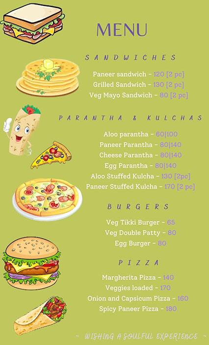 Menu of Appetite Box, Janakpuri, New Delhi