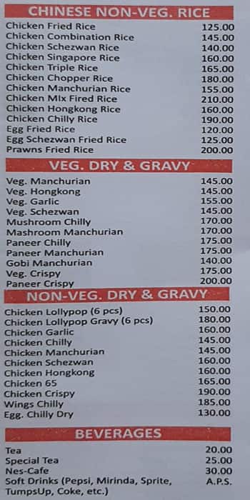 Menu at MIDC Restaurant, Mumbai, Plot Number 44