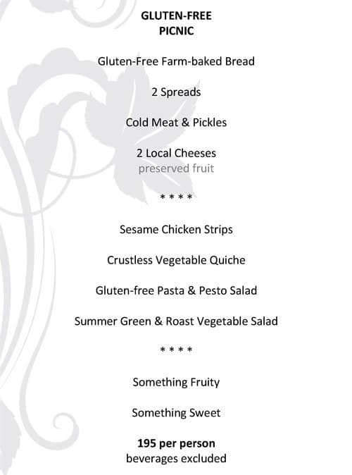 Menu at Rhebokskloof Wine Estate pub & bar, Windmeul, Noord Agter ...